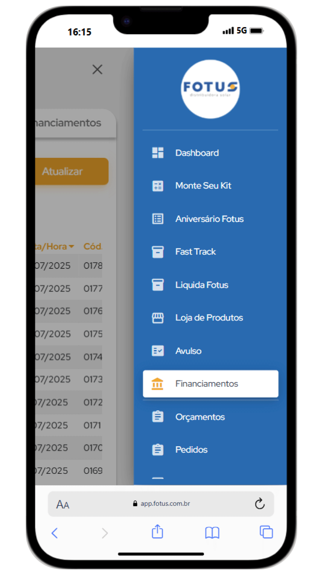 Financiamento - Fotus Distribuidora Solar